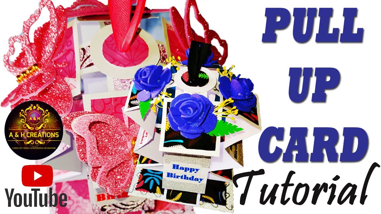 How to make pull up card | DIY Pull up Card | pull up card tutorial ...