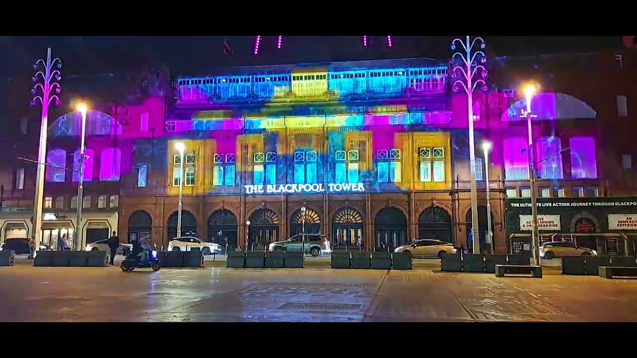 Blackpool Tower Projection show 2024 Show: .For Once In My Life by Mel ...