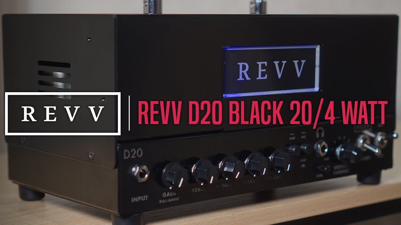 Revv D20 Black 20/4 Watt Amp Review - YouTube