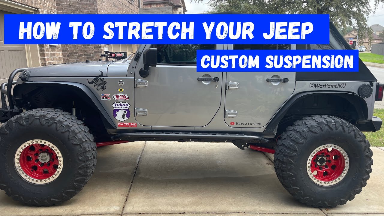 How to stretch a Jeep JKU - Project Maple Leaf Jeep Build (no. 21 ...