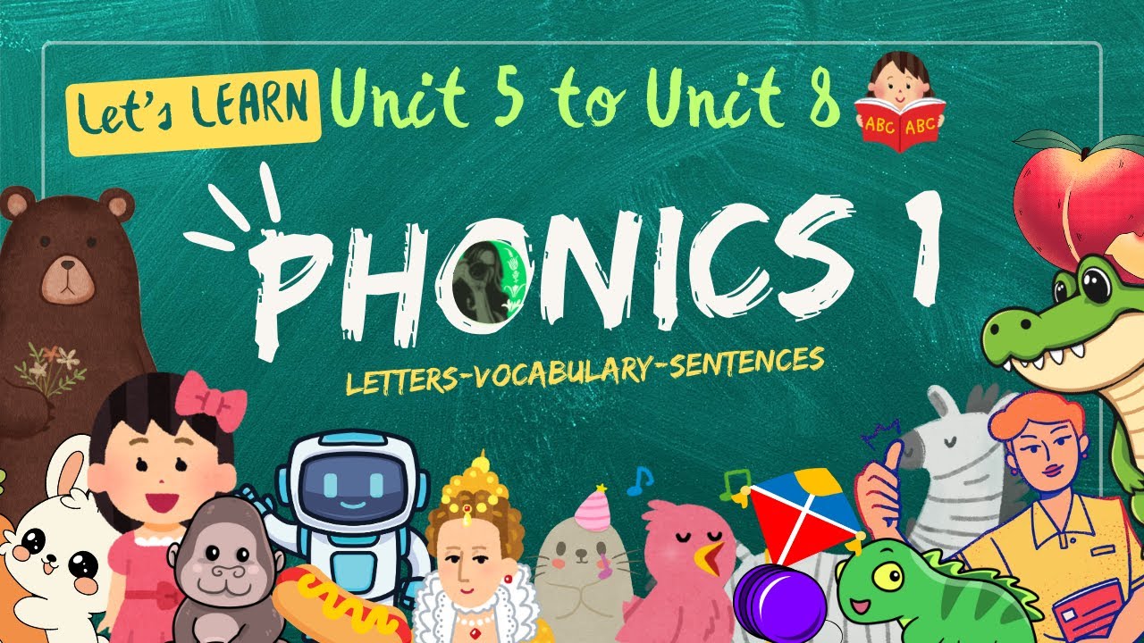 Phonics 1 – Units 5 to 8 | Letters M–Z, Words & Sight Words | Teacher ...
