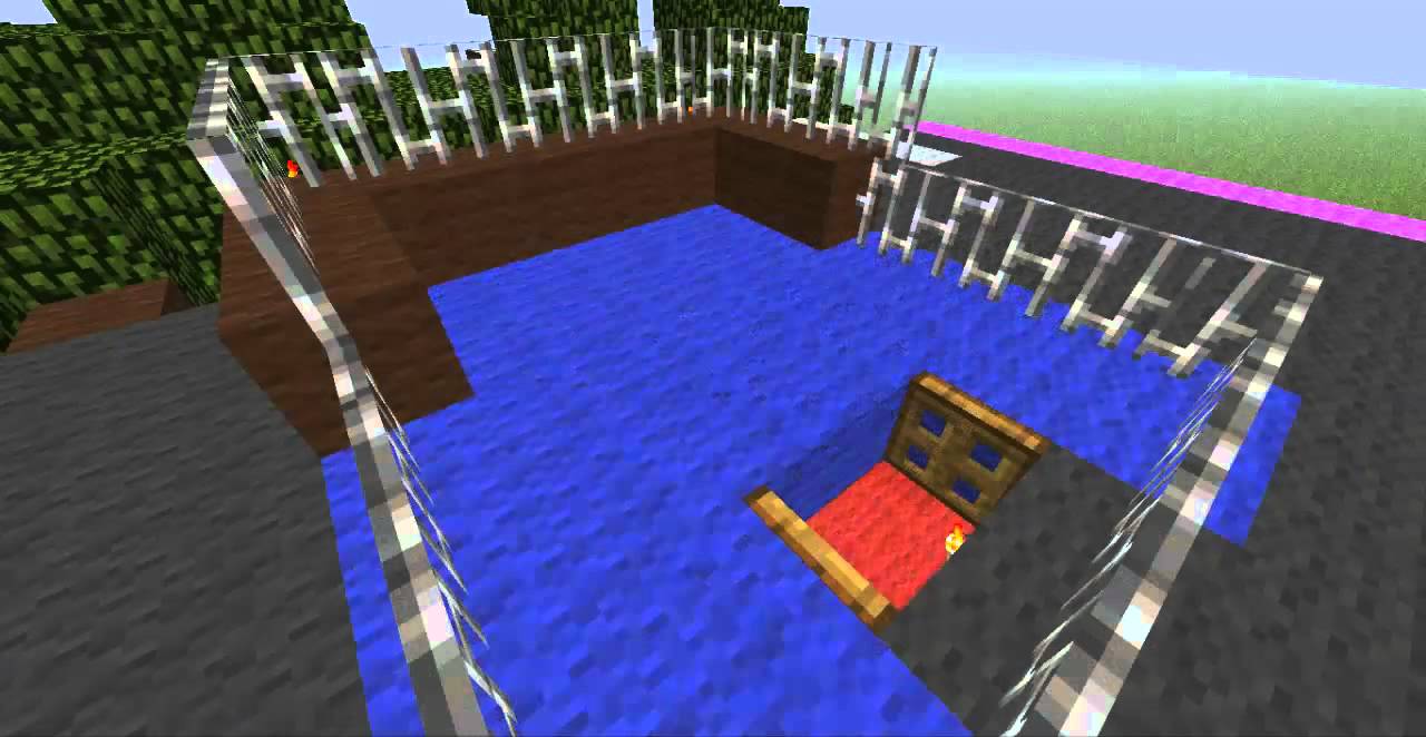 Minecraft House ( House Wool ) - YouTube