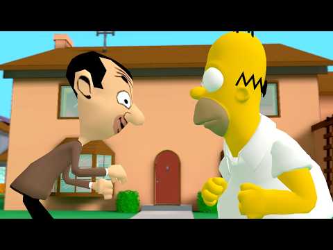 Mr. Bean Vs. The Simpsons
