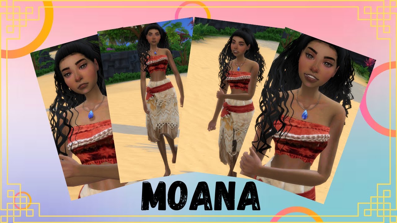 The Sims 4|Create a sim| Moana😱😍 + Download - YouTube