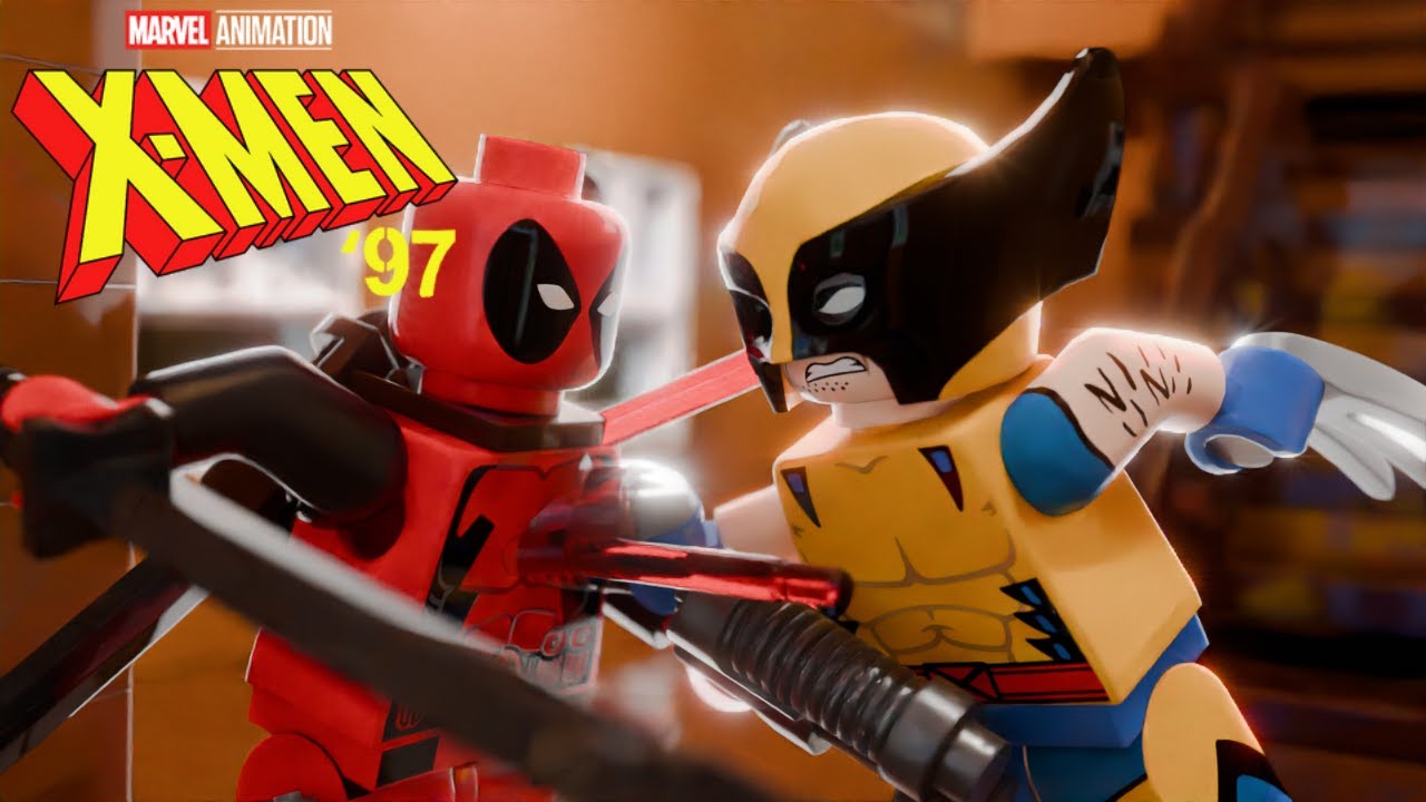 Deadpool Vs Wolverine | LEGO Blender Animation 3D | 4K - YouTube