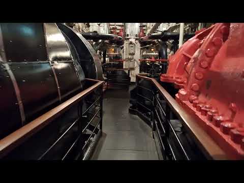 Queen Mary - Quick Engine Room Walkthrough! - YouTube