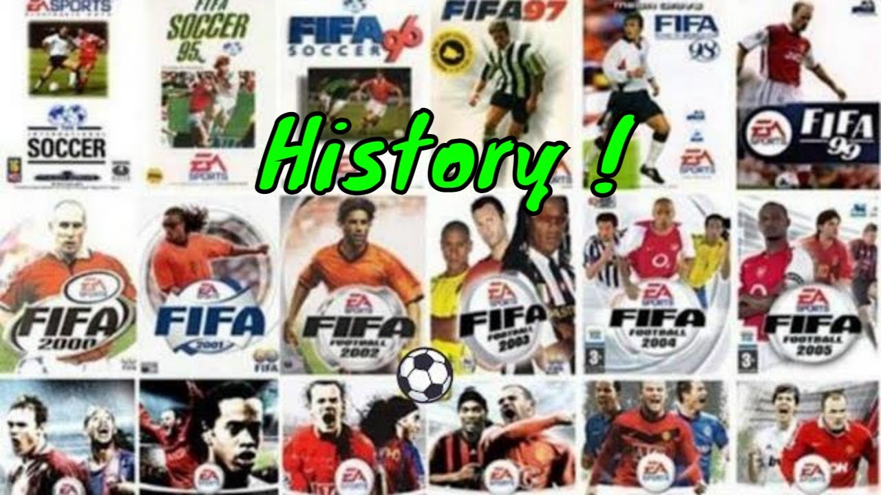 EVERY FIFA COVER: FIFA 94 - FIFA 22 WITH FULL HISTORY - YouTube