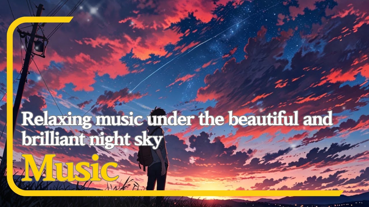 210. Relaxing music under the beautiful and brilliant night sky (아름답고 ...