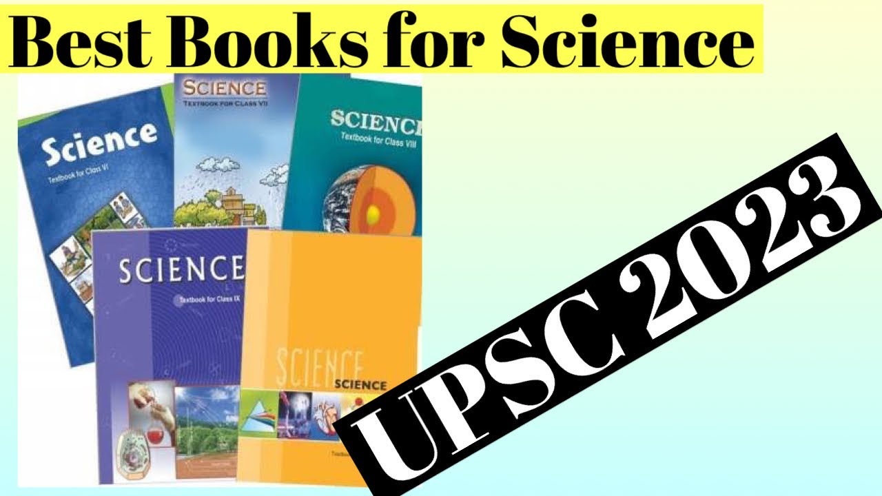 Best books for SCIENCE for UPSC 2023 - YouTube