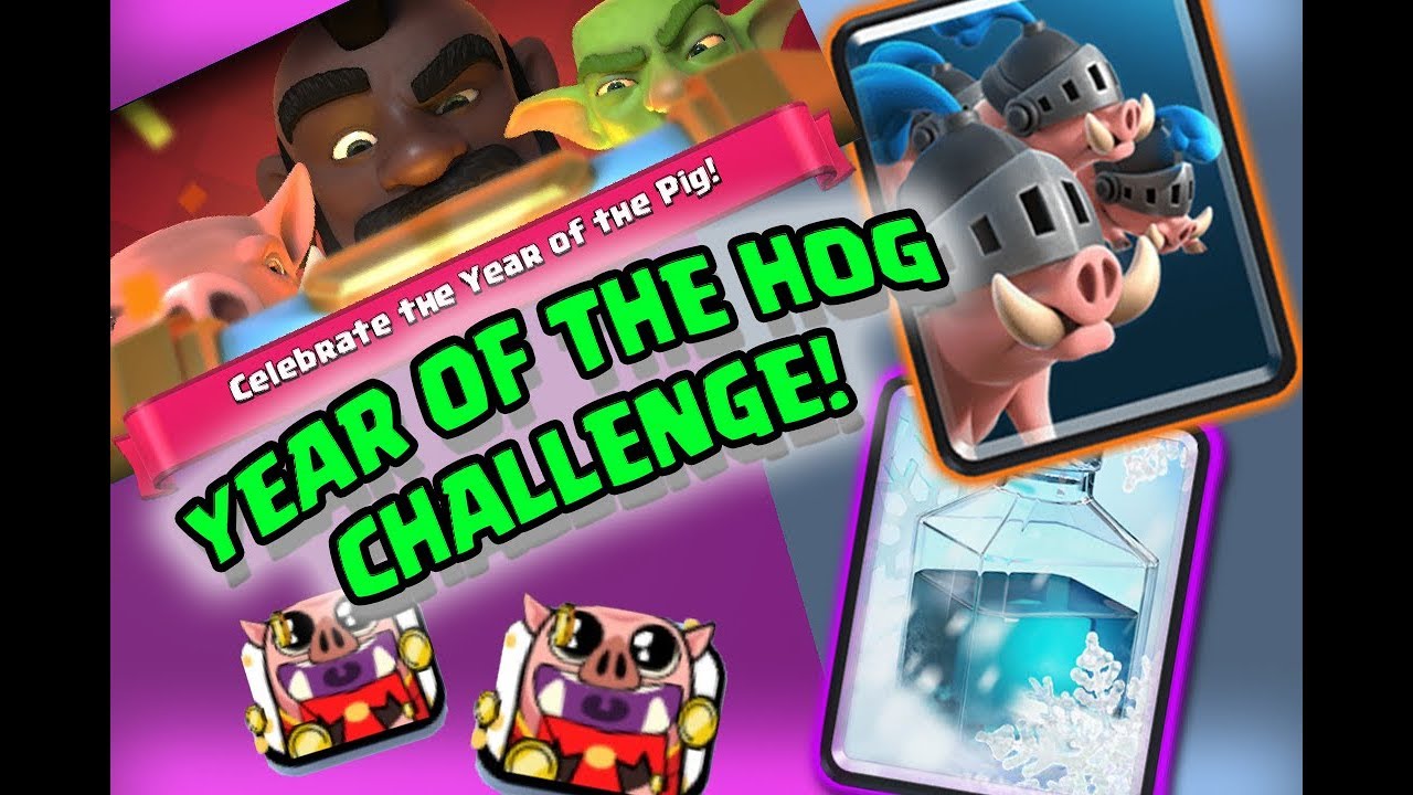 Hog Race Challenge - Swarm is REAL! - BEST DECK CLASH ROYALE - YouTube