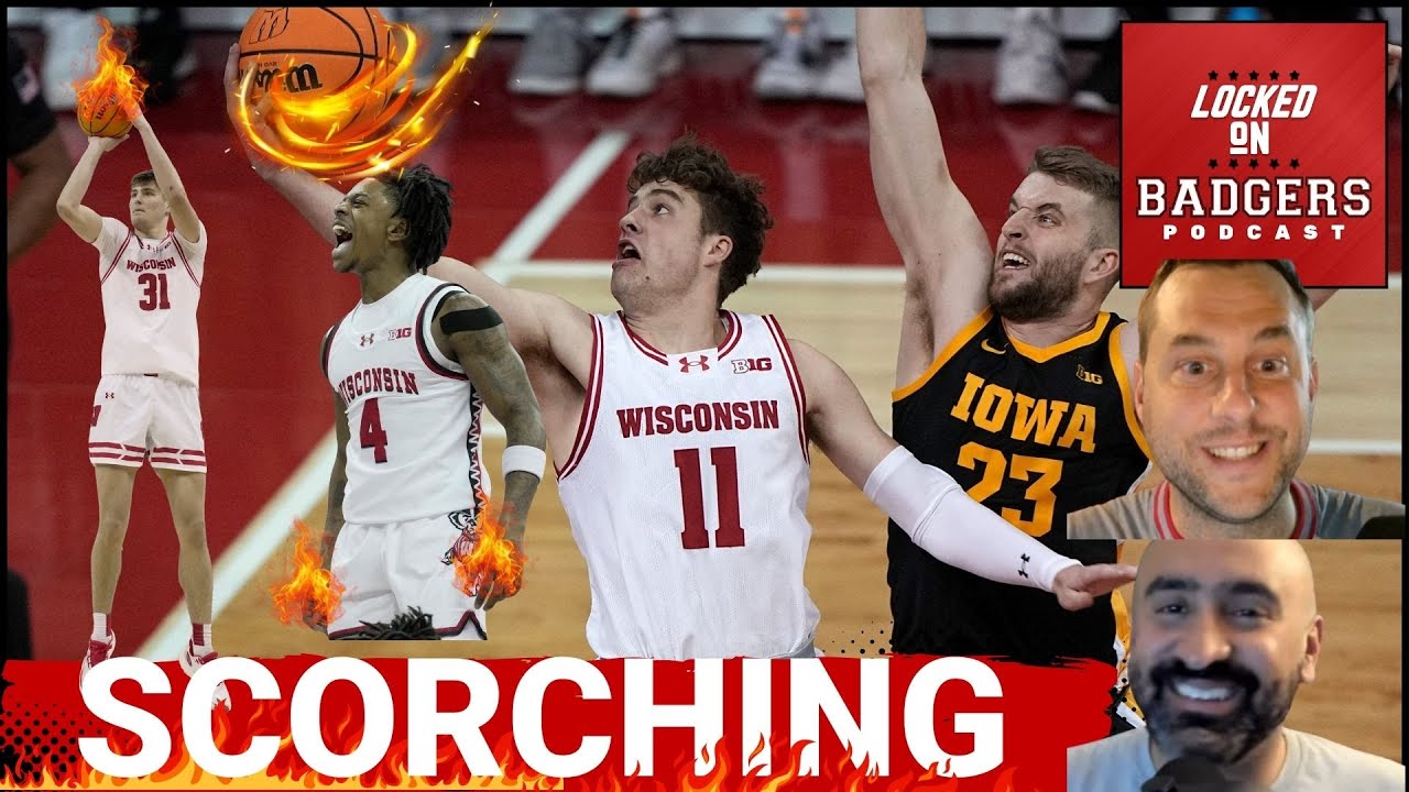 Wisconsin Badgers and Iowa Hawkeyes basketball reaction show!! - YouTube