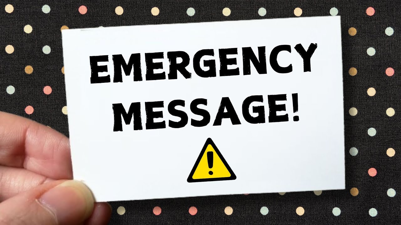 An **EMERGENCY MESSAGE** from Spirit YOU MUST HEAR‼️ (DON'T MISS THIS ...