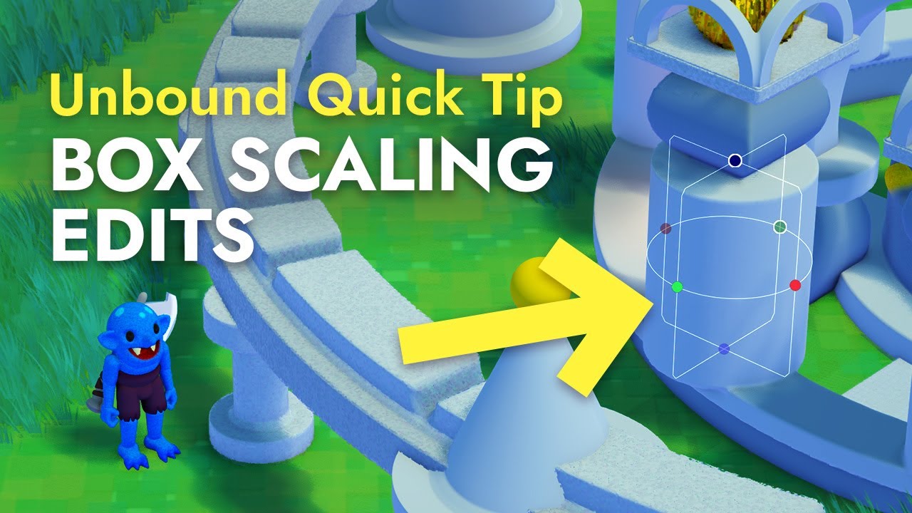 Precise primitive scaling with Box Edits - Unbound 3d Modeling Quick Tip - YouTube