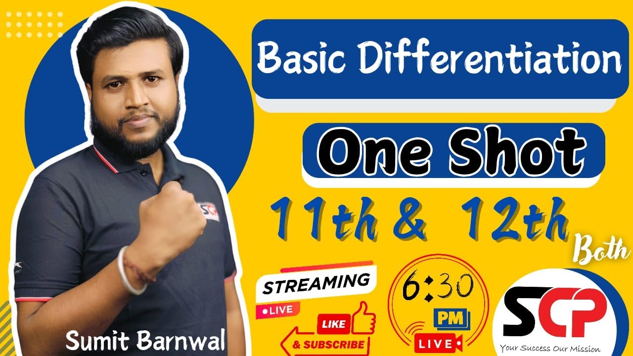 Differentiation | Basic Differentiation | Differentiation One Shot | Differentiation Bihar Board ...