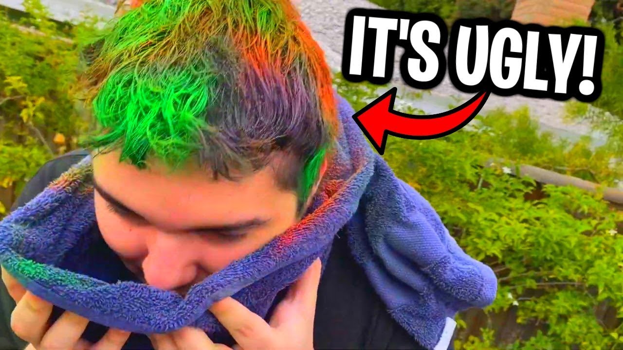 We DYED Shadical's Hair.. (It's BAD) - YouTube