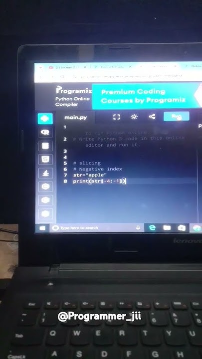 Slicing Negative Python Program ππ Coding Javascript Pythonwebdev C 7488