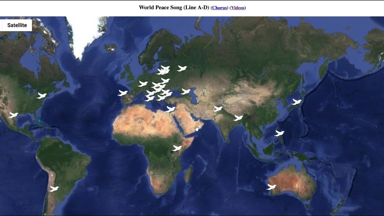World Peace Song Project 3 maps - YouTube