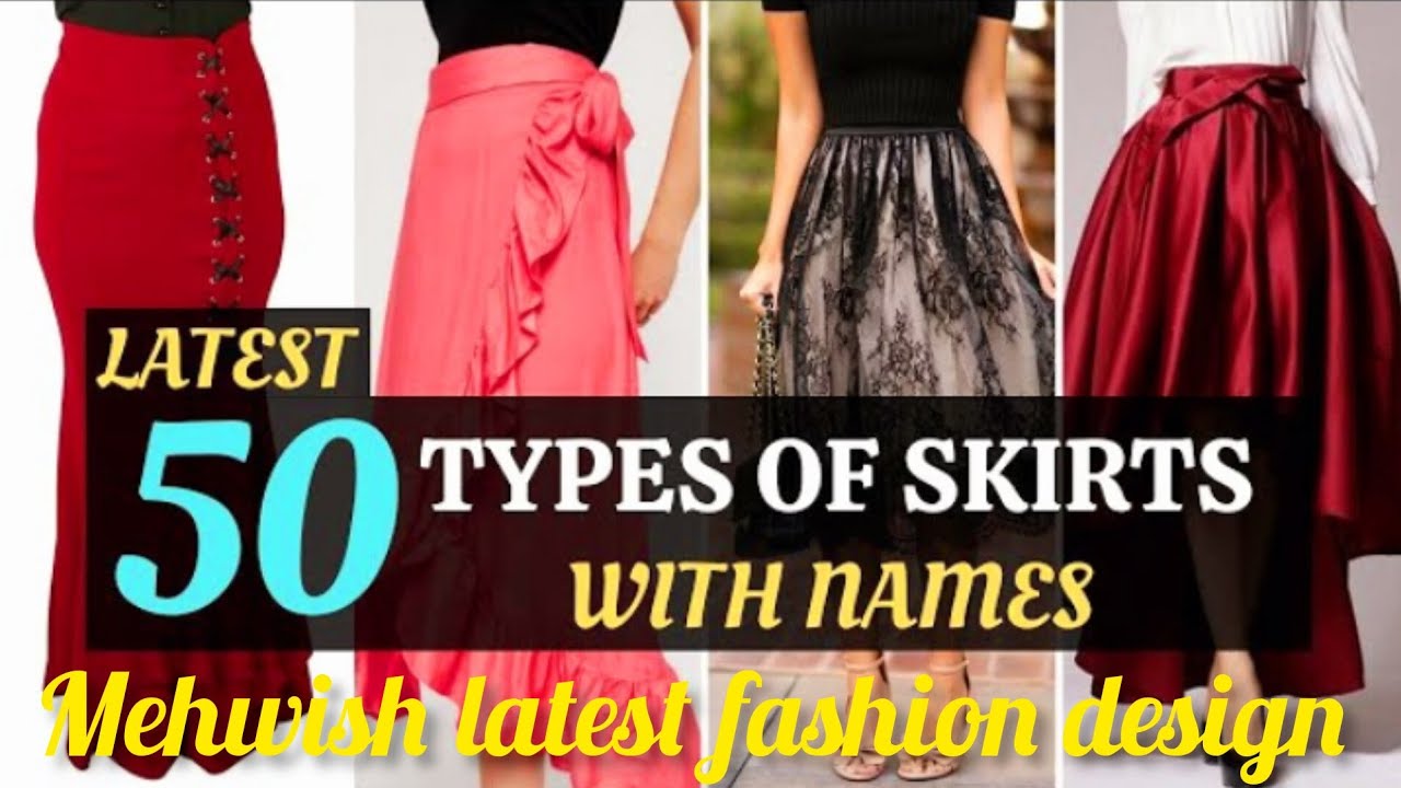 50 Types of Skirts With Name | Types of Western Skirts | Blossom Trends ...