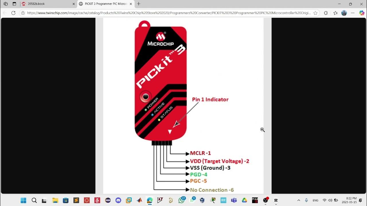How to program PIC using PICkit3 - YouTube