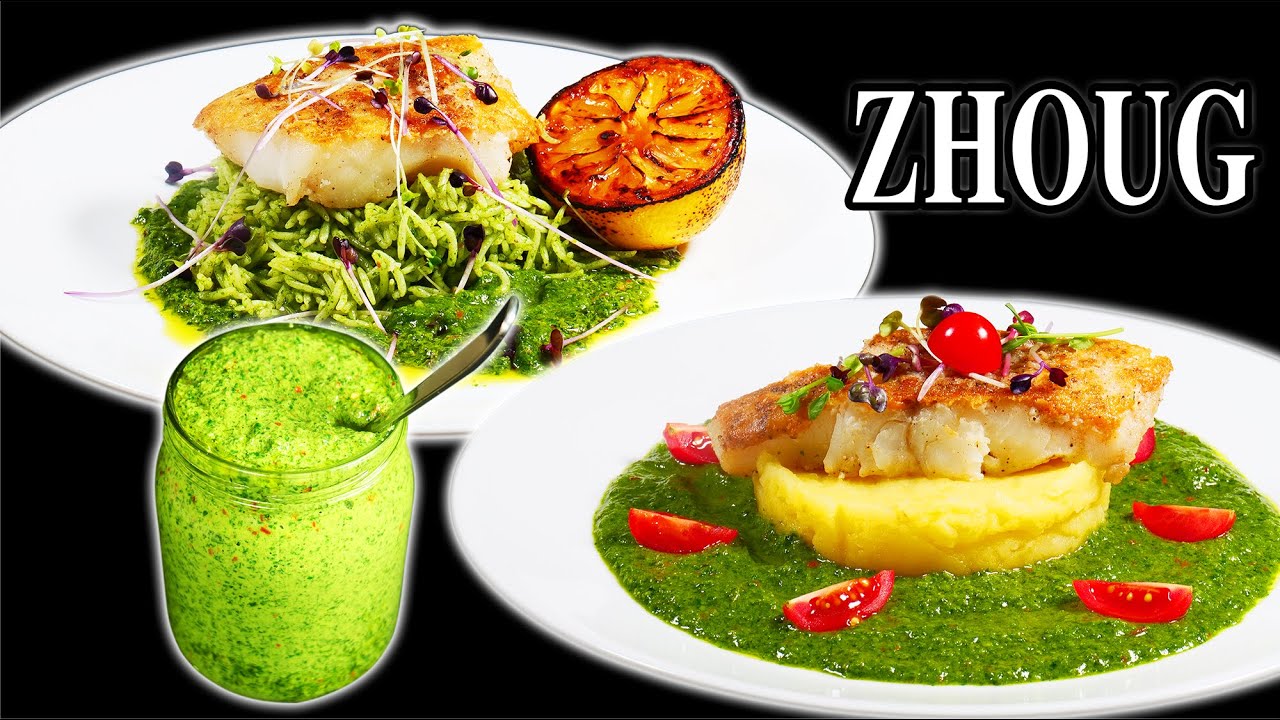 Yemeni Zhug/Zhoug/Skhug｜Examples of Using Zhug Sauce｜How to Make Zhug ...