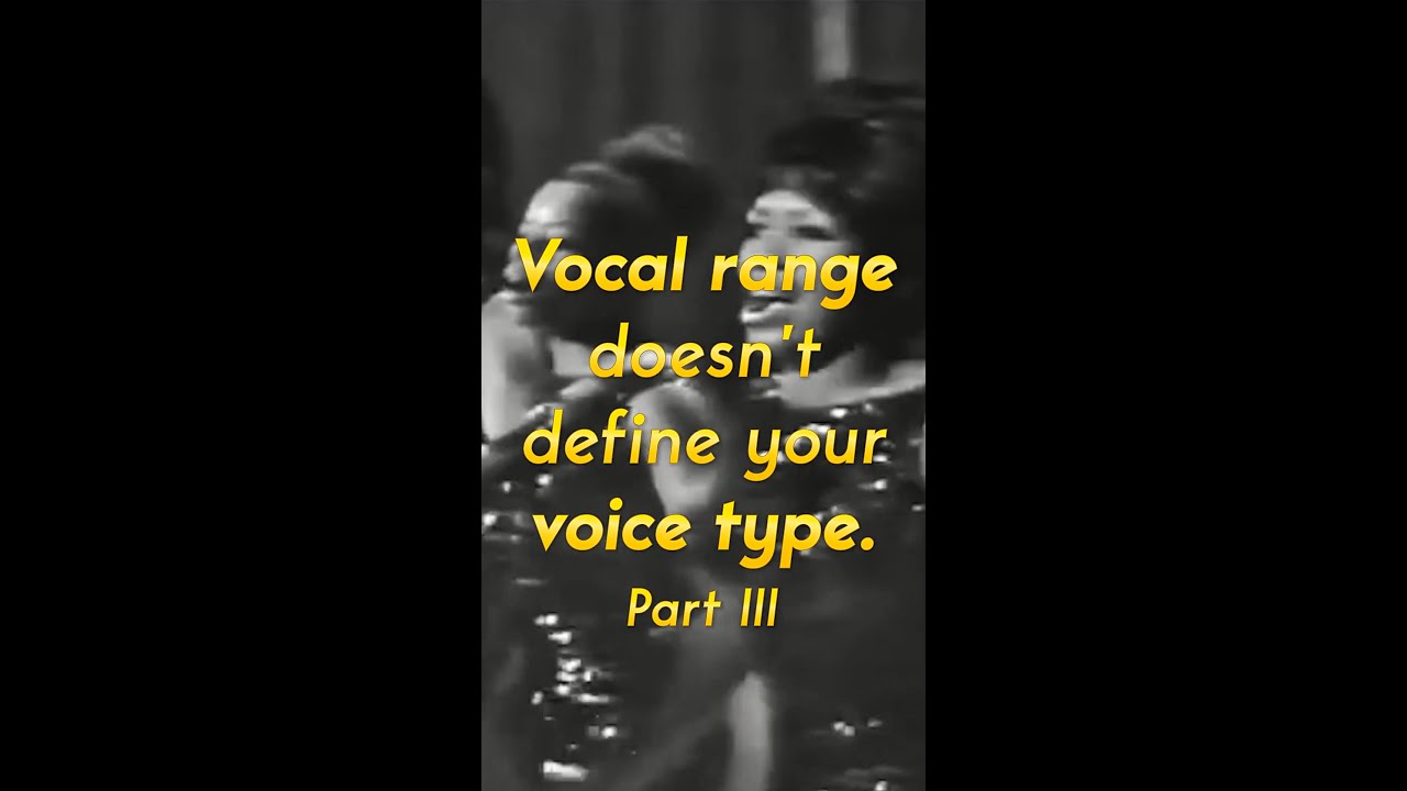 Vocal range does NOT define your voice type! - Part Three - YouTube