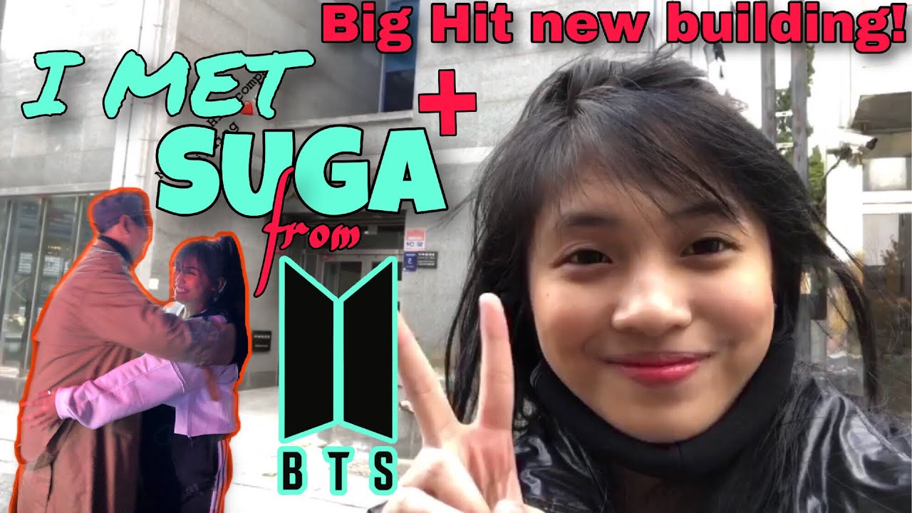 BIG HIT OLD & NEW BUILDING + I MET SUGA FROM BTS?! - YouTube