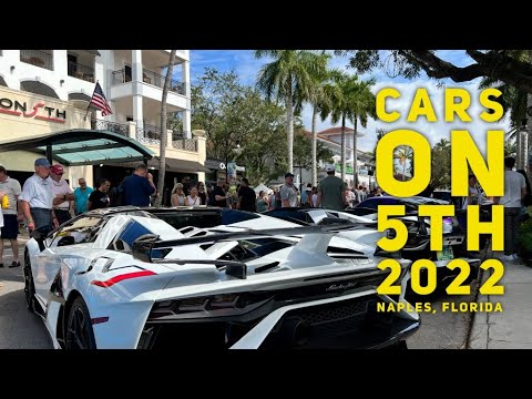 Cars on 5th, Naples, Florida 2022 - YouTube