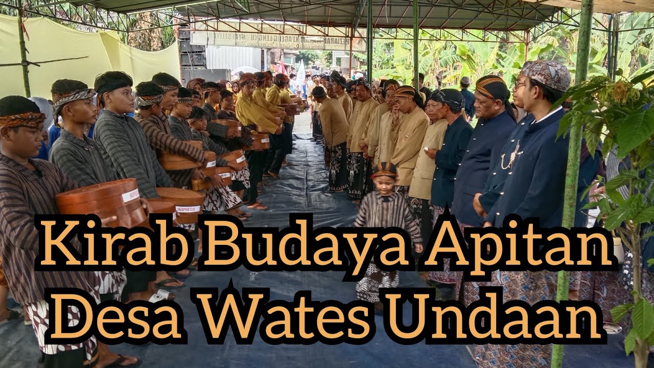 KIRAB BUDAYA APITAN//DESA WATES - YouTube