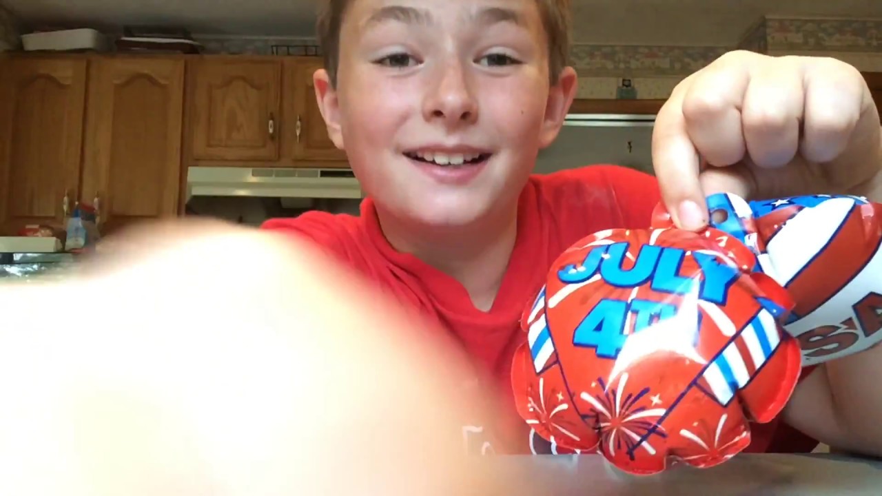 Funny explosion scares kid half to death - YouTube