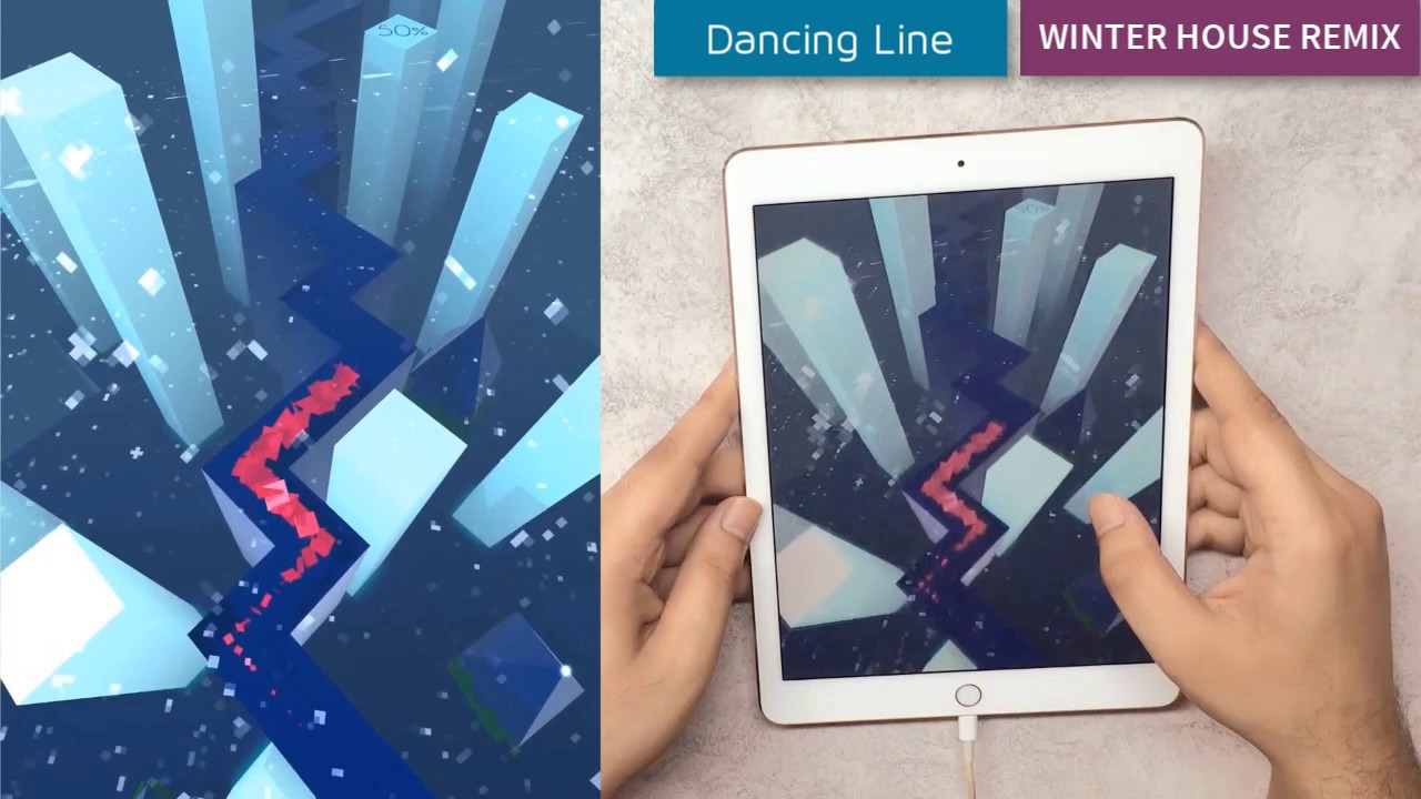 Dancing Line - The Winter house Remix 100% Paper Skin - YouTube