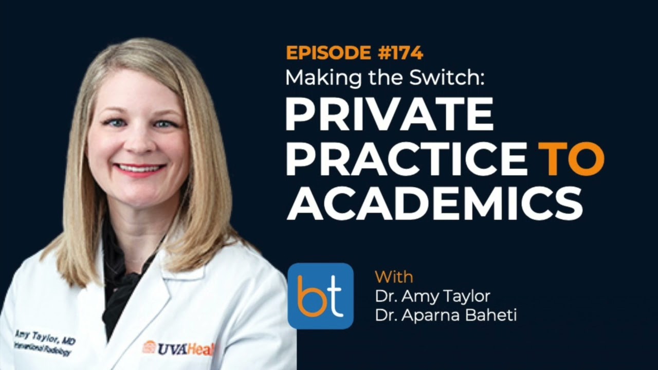 Transitioning from Private Practice to Academics w/ Dr. Amy Taylor ...
