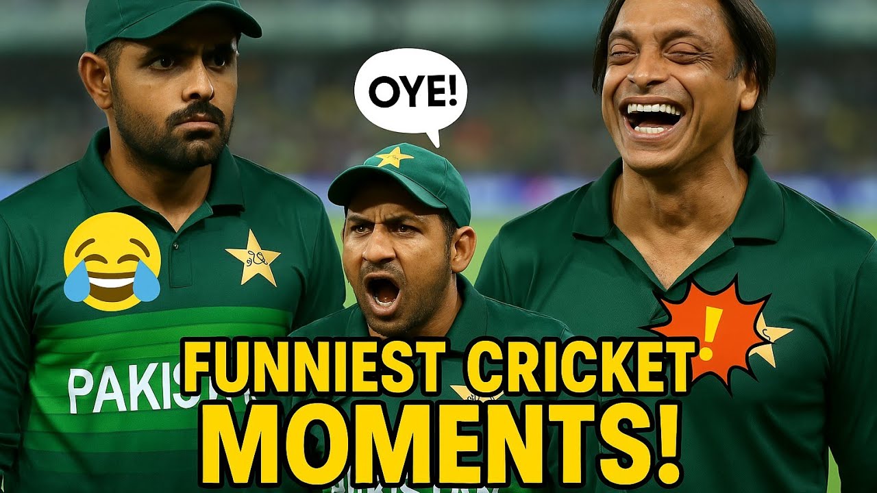 Funny Pakistani Cricket Team Moments | Try Not To Laugh | Ind vs Pak ...