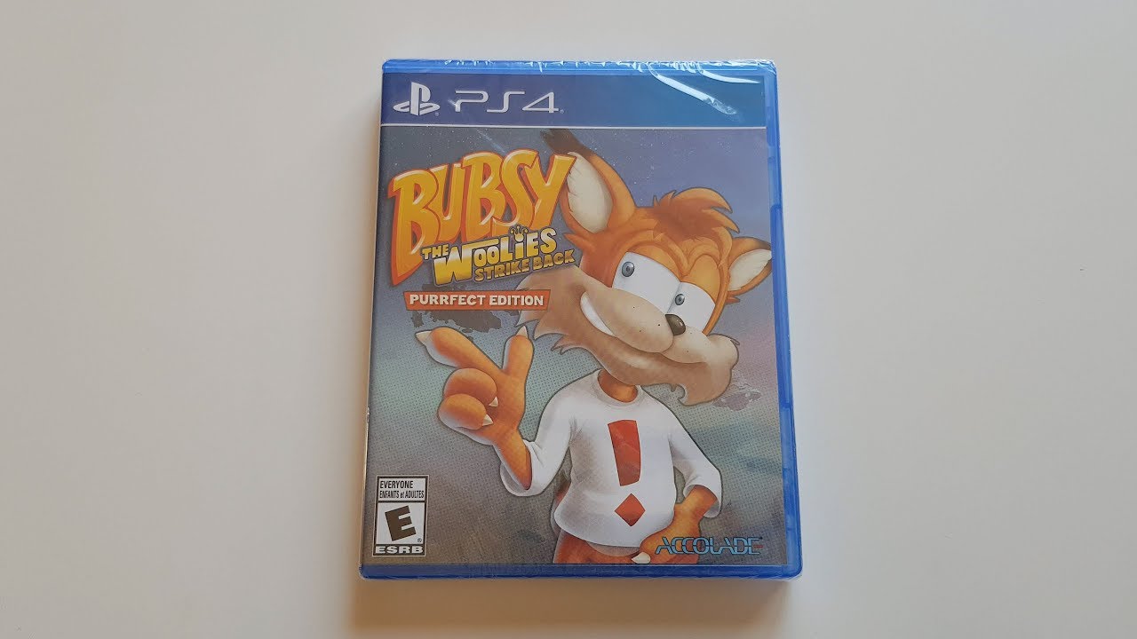 Bubsy: The Woolies Strike Back PS4 Unboxing - YouTube