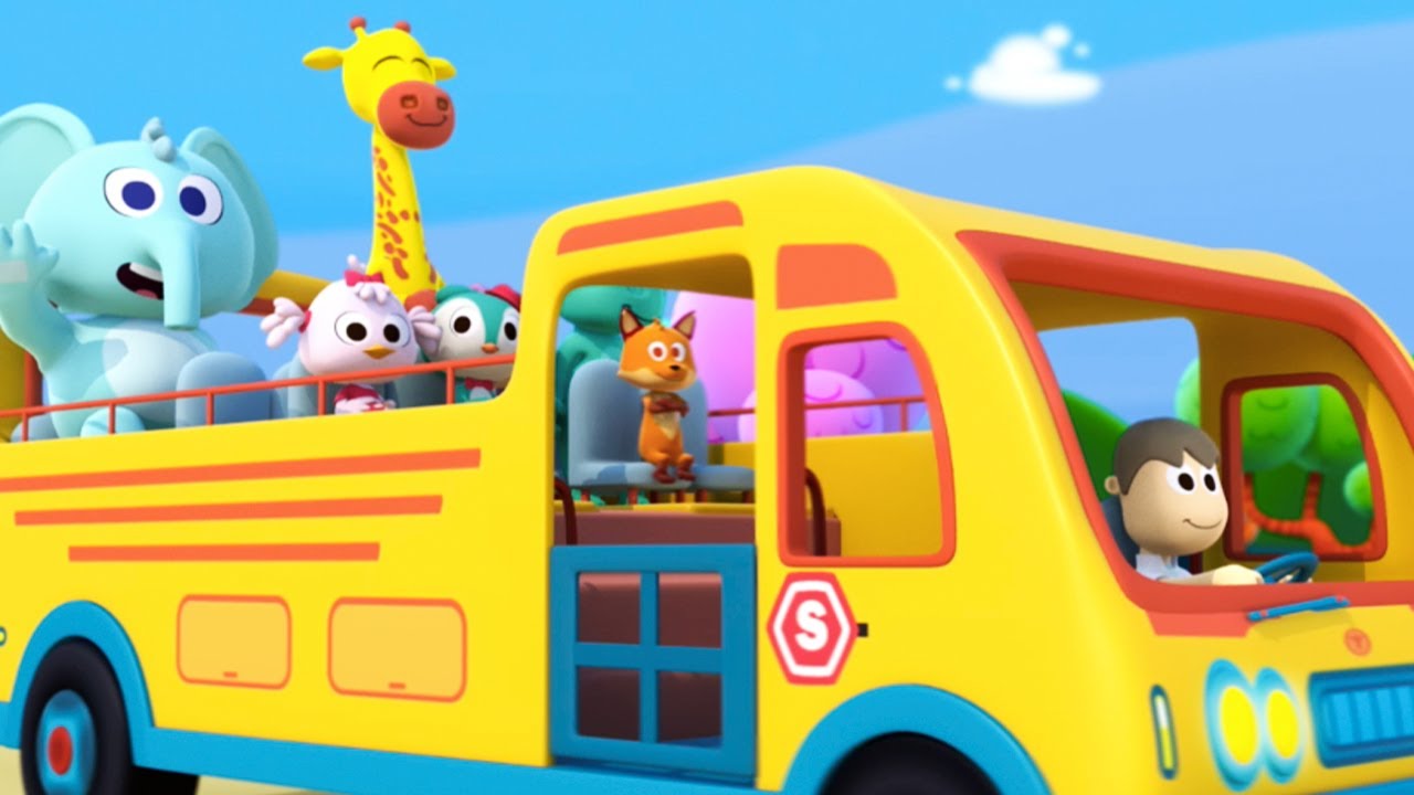 The Wheels On The Bus | Zoo Songs - YouTube