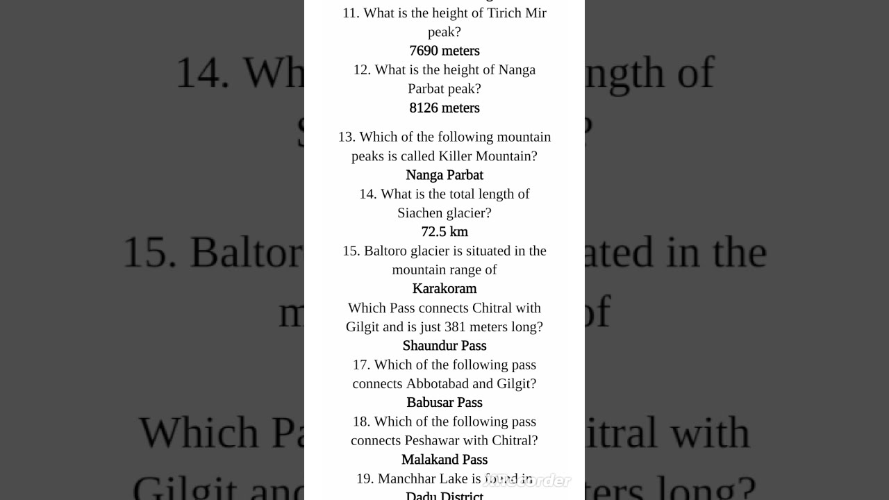 Important McQs For All Types Of Test YouTube Important McQs For All Types Of Test YouTube