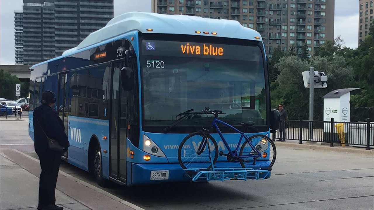 YRT/VIVA RARE Southbound ride video on 5120 on route VIVA Blue - YouTube