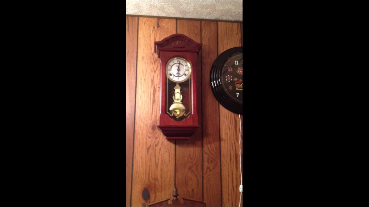 D&A Wall Clock which Strikes the Hour and Half Hour, Great Looking Wood ...