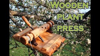 Wooden Plant Press