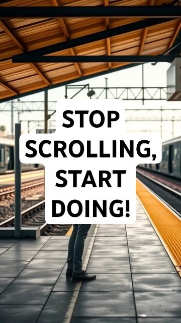 Stop Scrolling, Start Doing #motivation #productivity #selfdiscipline #startnow #stopwaiting ...