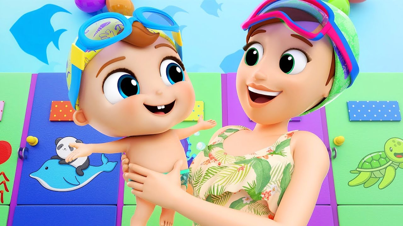 Swimming Lessons Song | Kids Cartoons and Nursery Rhymes - YouTube