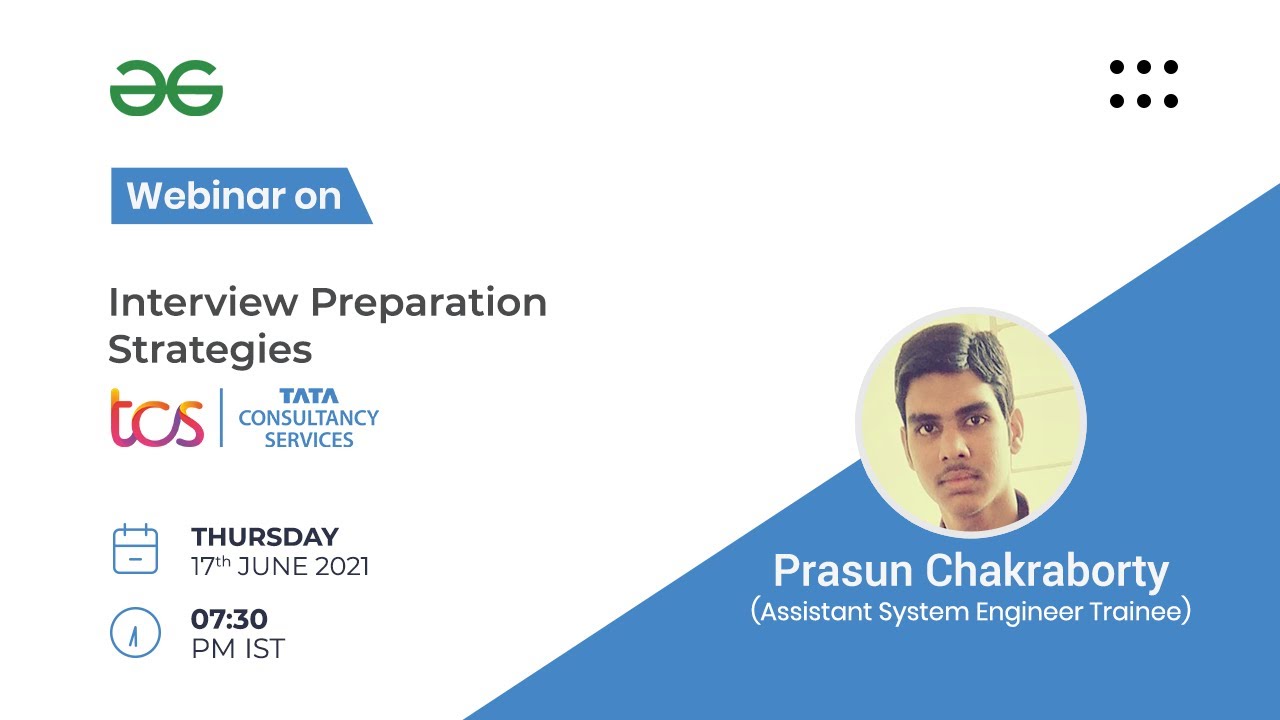 TCS | Interview Preparation Strategies - YouTube