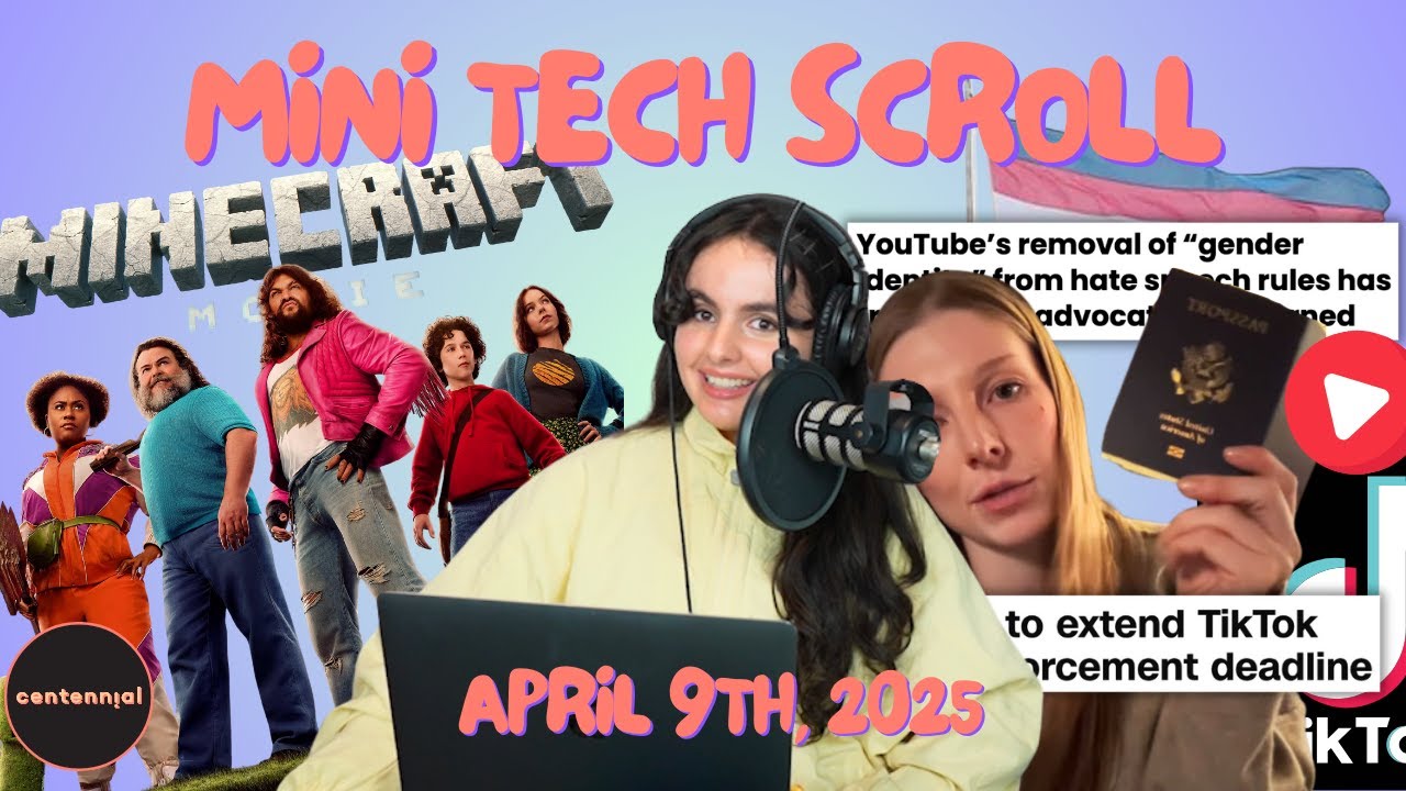 Minecraft movie, U.S. TikTok ban delayed + YouTube removes gender ...