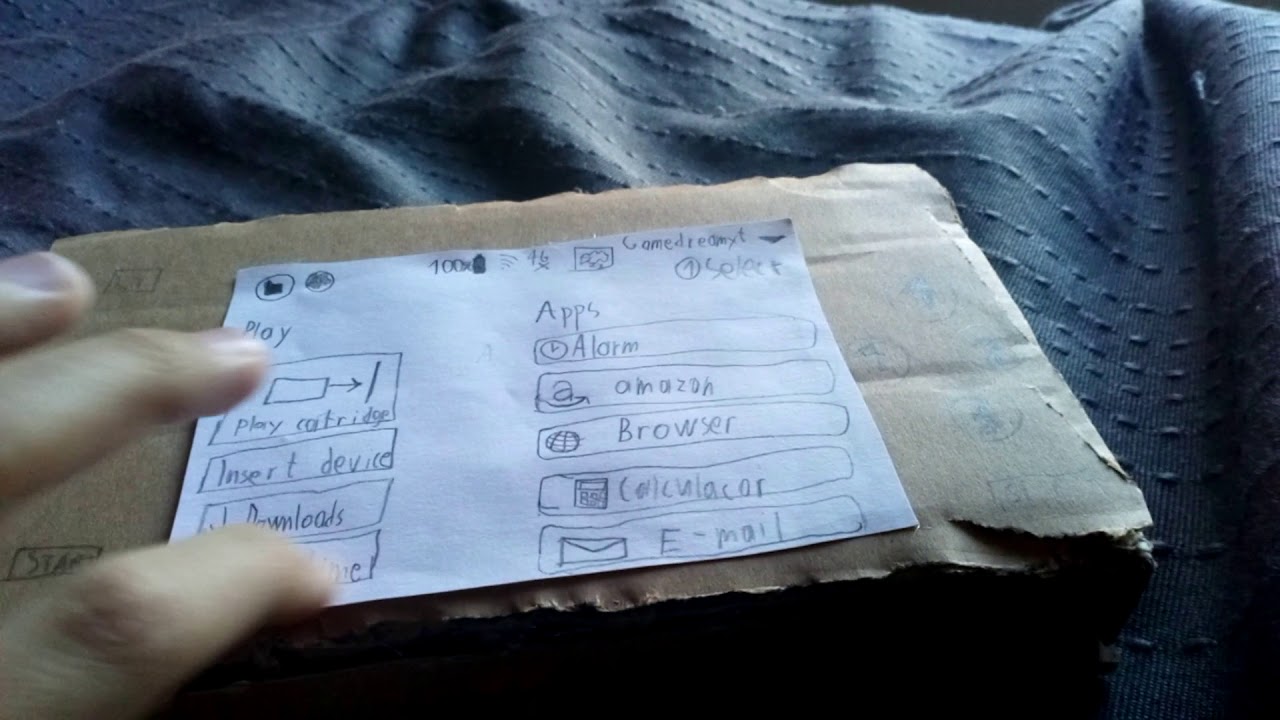 Cardboard game console - Playboard mini infinite! - YouTube