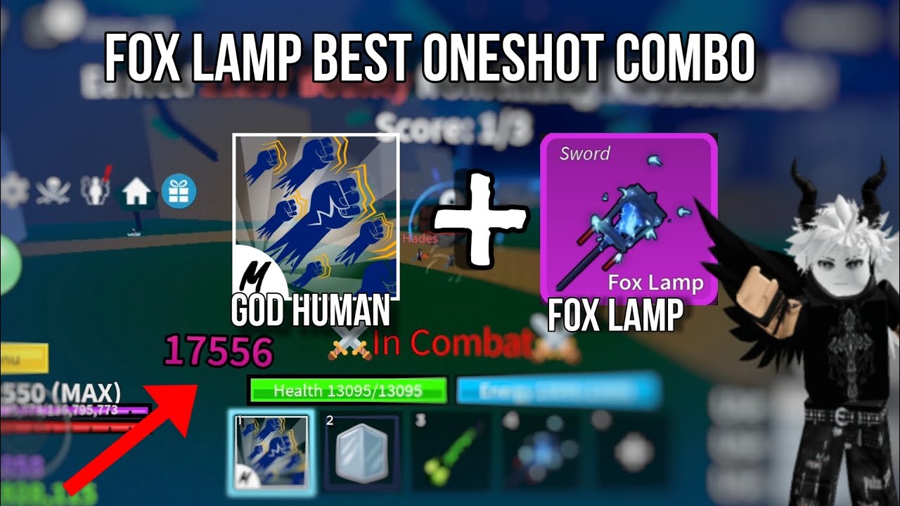 Fox Lamp Best Oneshot Combo for PC and Mobile (Bloxfruit) - YouTube