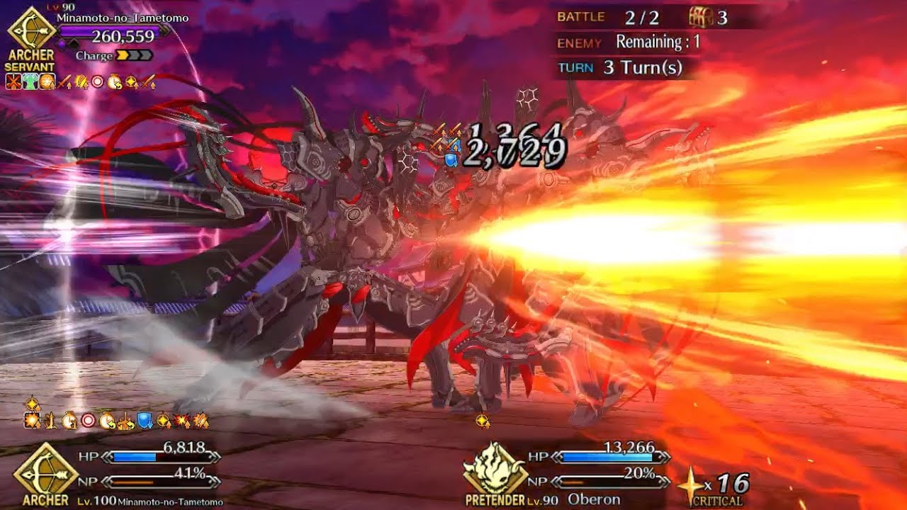 FGO [NA] - Hakkenden: Tametomo fight (1/2) - YouTube