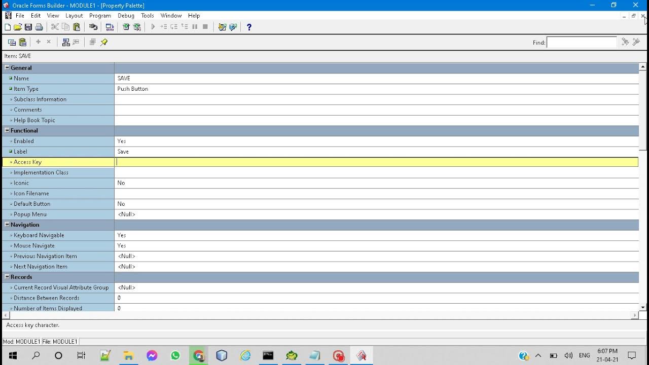 Insert Records from Oracle Form - YouTube