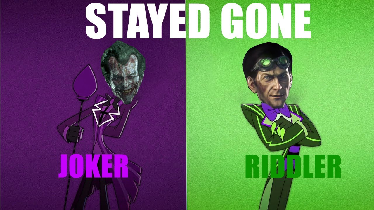 Stayed Gone - Hazbin Hotel (Joker and Riddler AI Cover) - YouTube