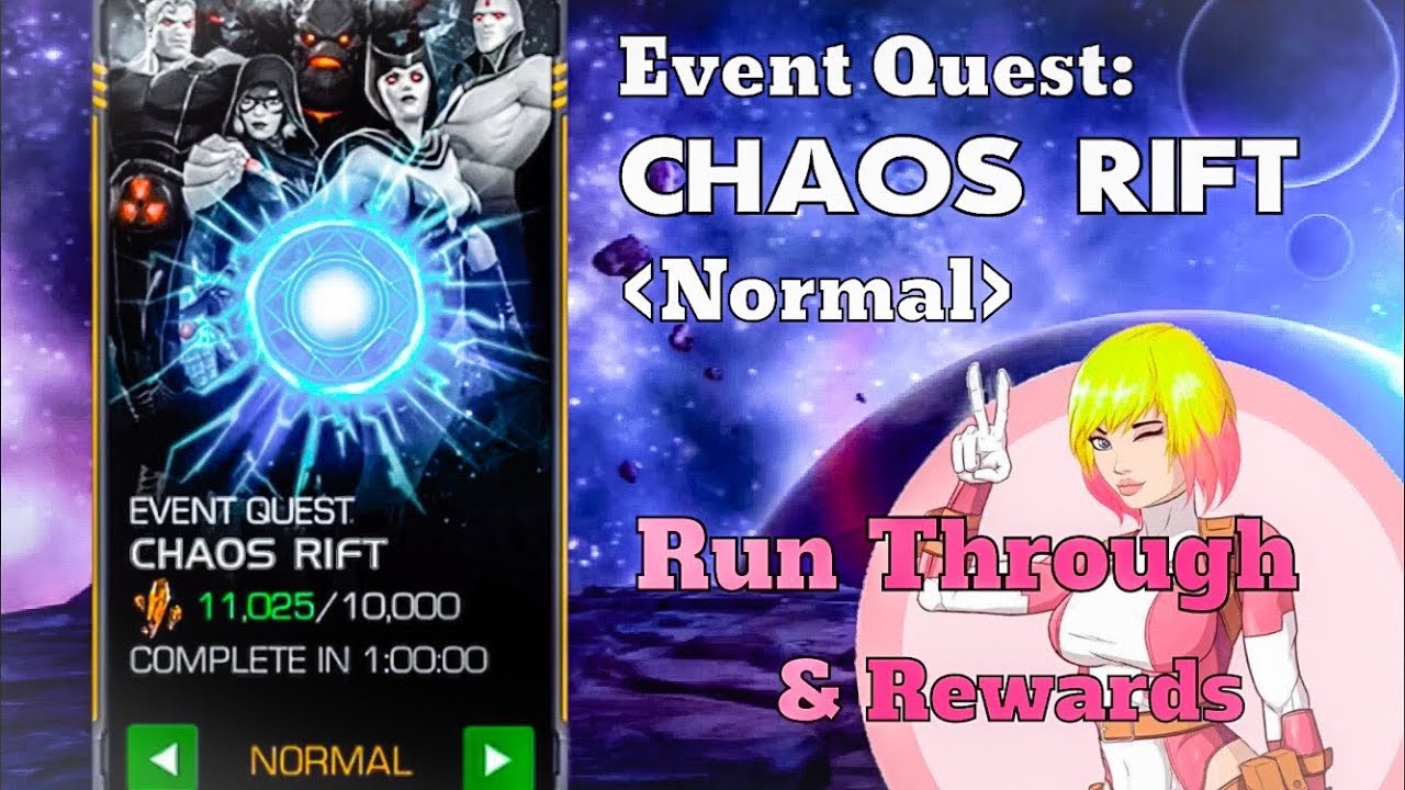 Chaos Rift Tier 2 (Normal) : 1st Run Through + Rewards - MCOC - YouTube