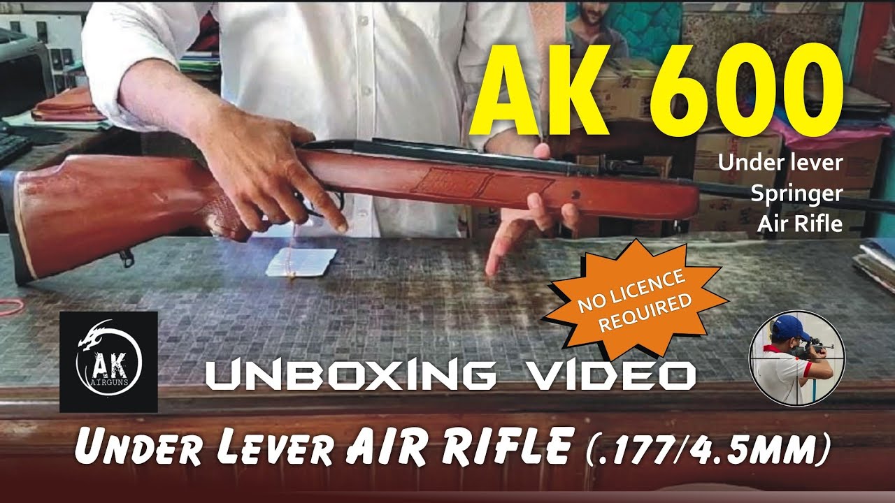AK 600 Model Under Lever 0.177Cal/4.5mm Air Rifle @openfieldtarget ...