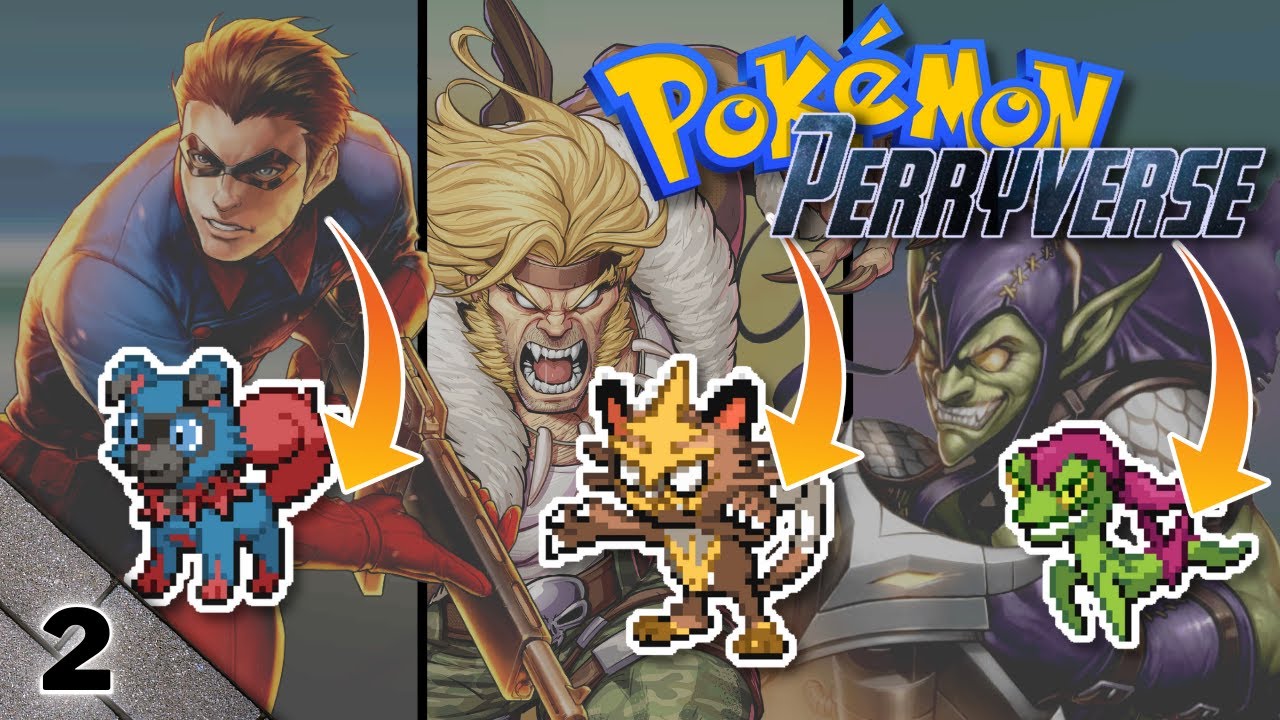 🔴Marvel & DC x Pokemon ROM Hack?! | Pokemon Perryverse Gameplay ...